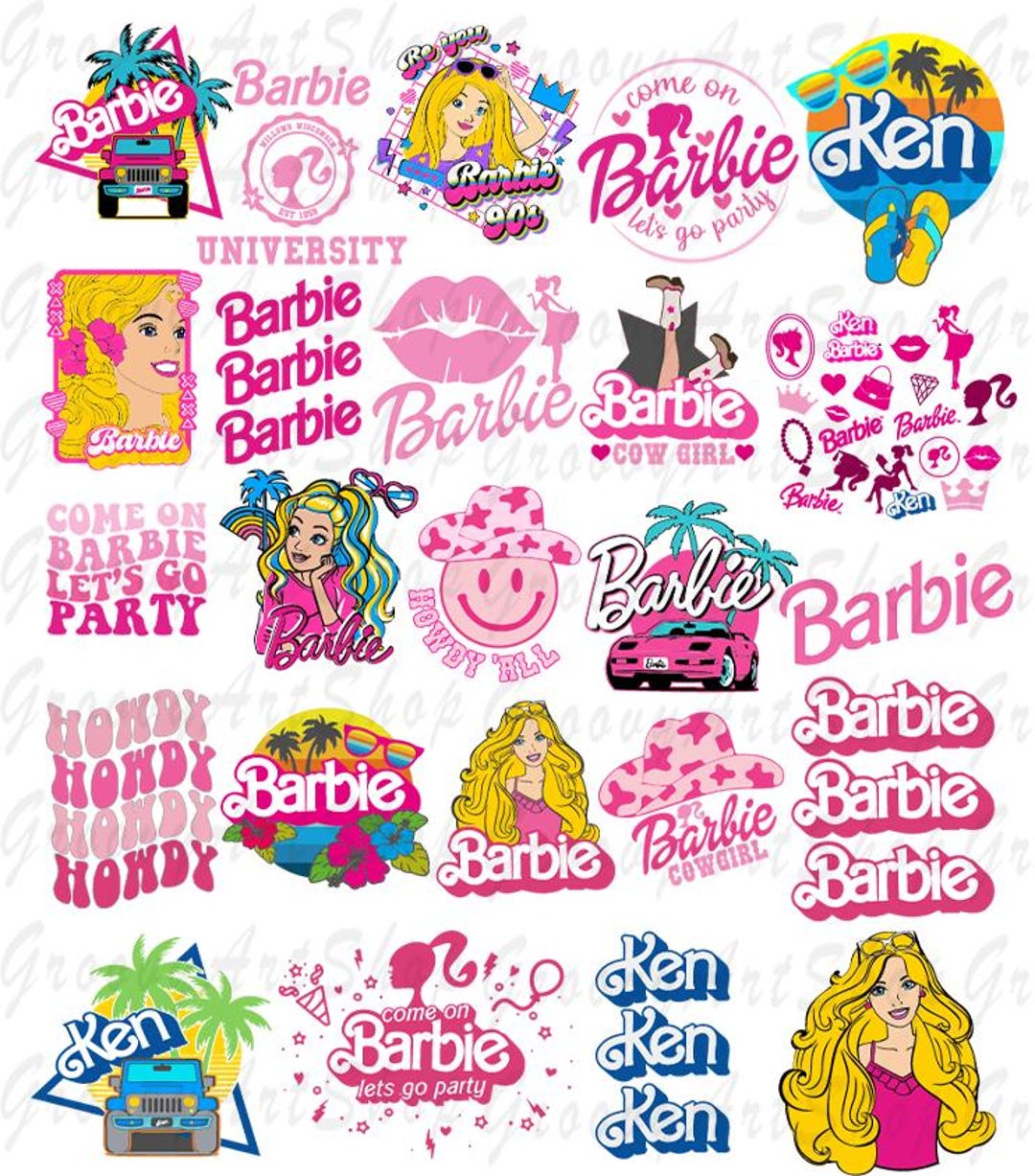 Barbie Movie SVG Bundle, Cricut, Sticker Files (digital Download) - Etsy