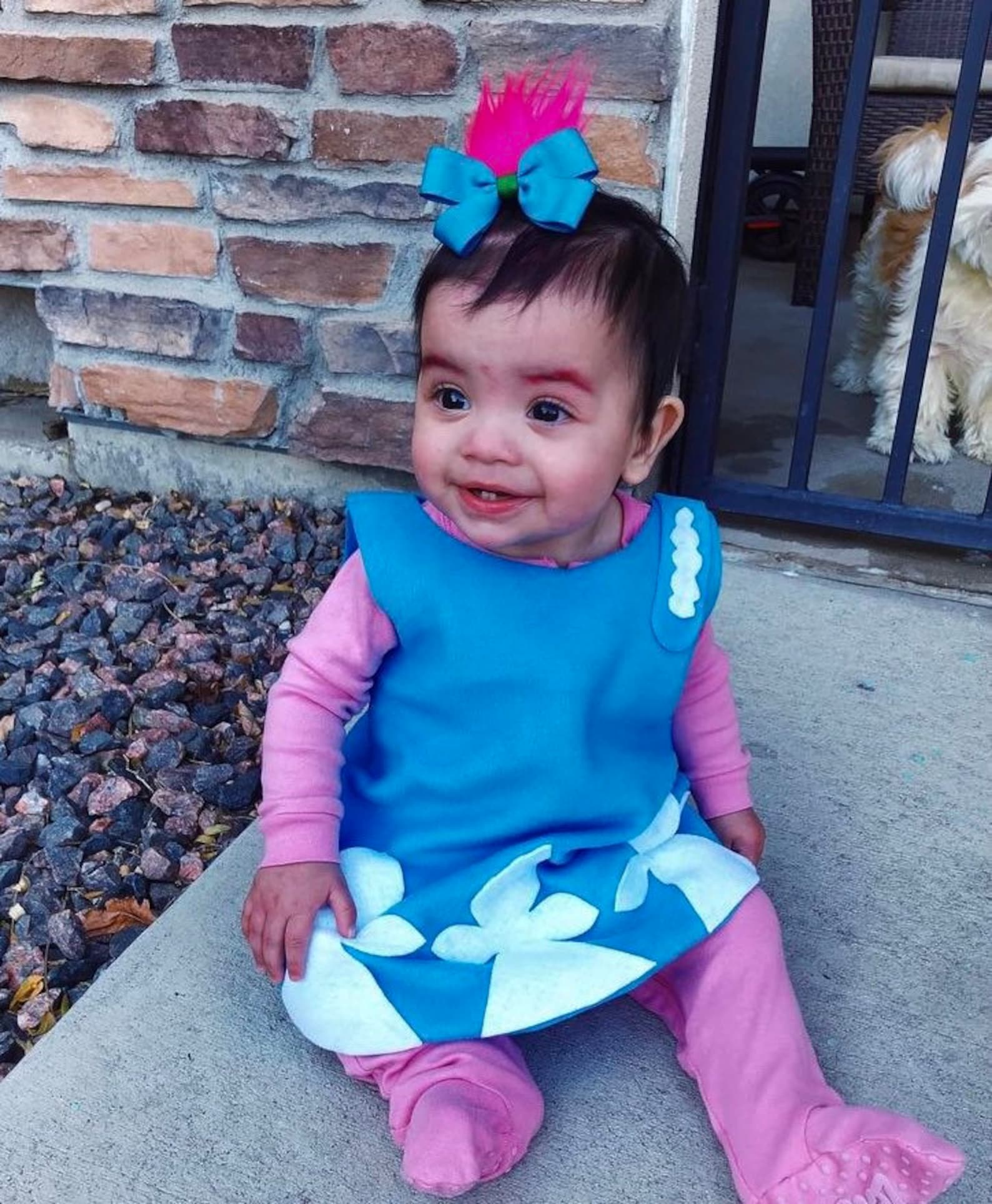 POPPY Costume Dress Girls Toddler Baby 9 12 18 24 Months 2T 3T - Etsy