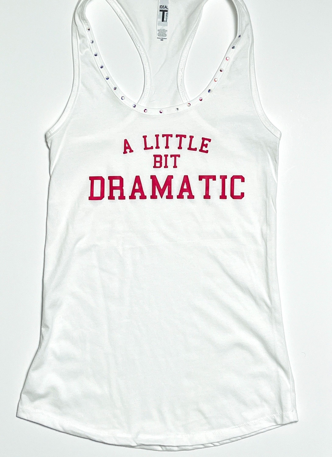 Women’s A Little Bit Dramatic Tank Top Shirt Womens Regina George Costume Juniors Plus Costume ...