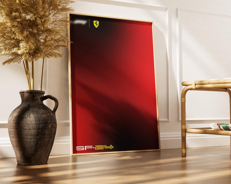 Printable Ferrari SF-24 F1 | Formula 1 Technic | Printable Poster ...