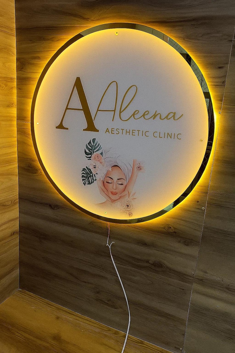 Acrylic Neon Sign - LED Acrylic Neon Light -acrylic Neon Name Sign ...