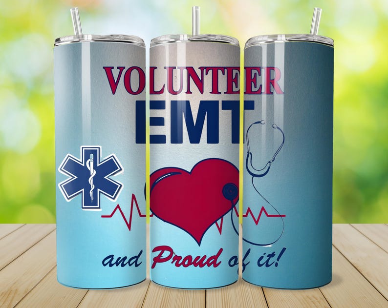 65 + EMT Tumbler Wrap Bundle, Paramedic Life Tumbler, Emergency Medical ...