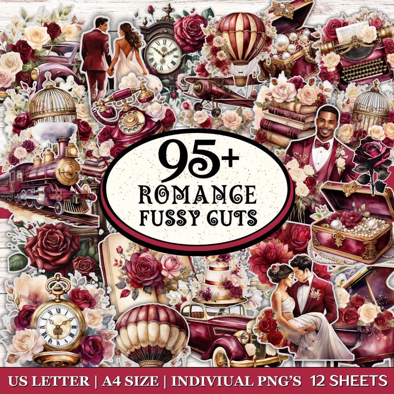 Burgundy Journal Bundles - Etsy