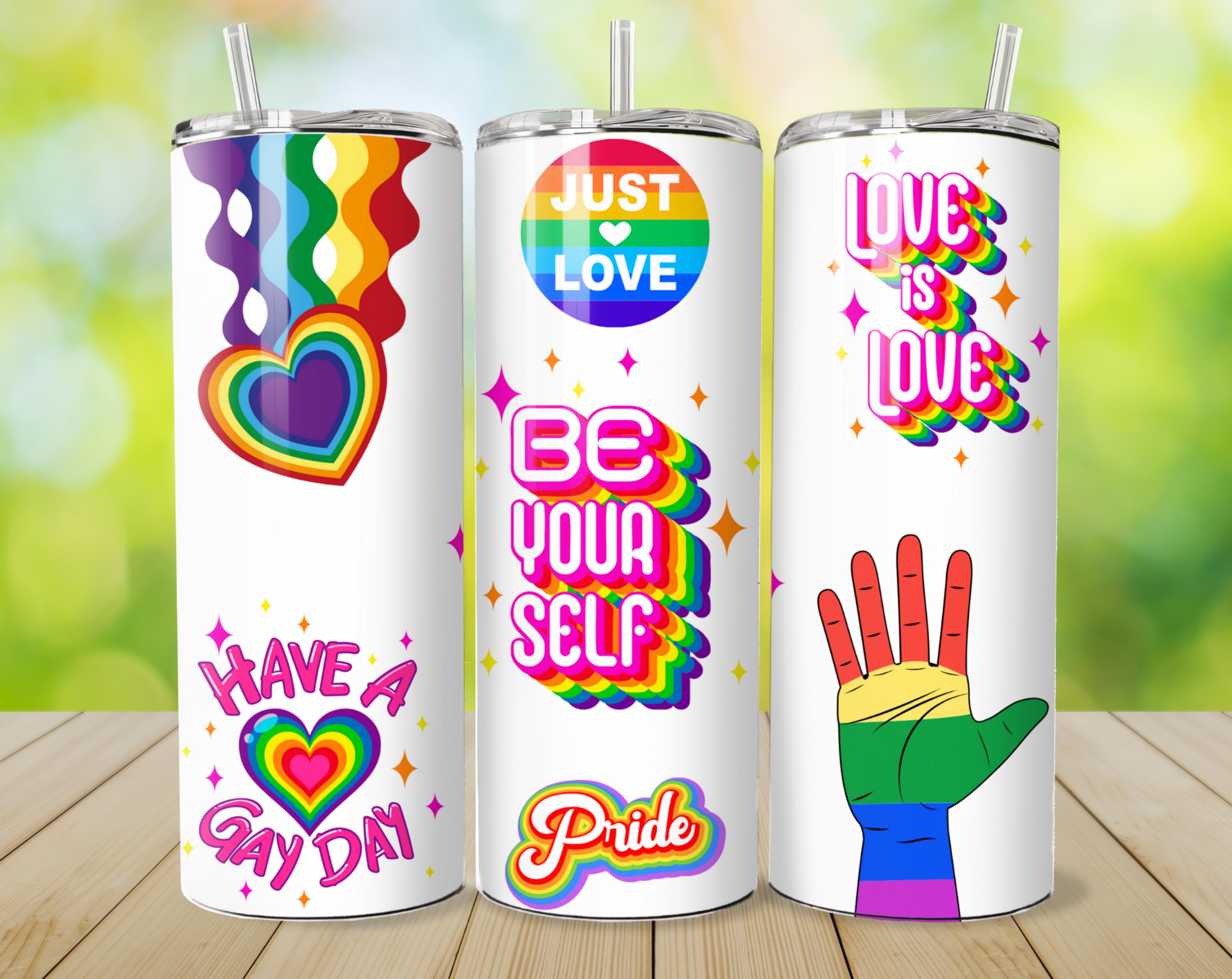 220 + LGBT Tumbler Wrap Bundle, Pride Tumbler Wrap, LGBT Sublimation ...