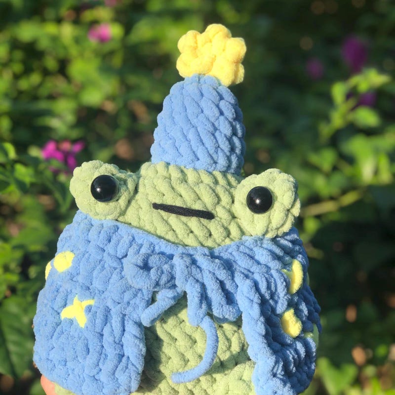 Wizard Frog - Etsy