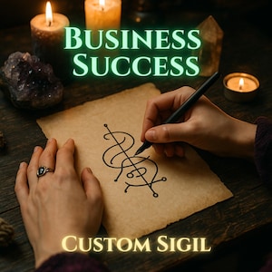 Custom Business Success Sigil – Personalized Wealth & Client Attraction ...