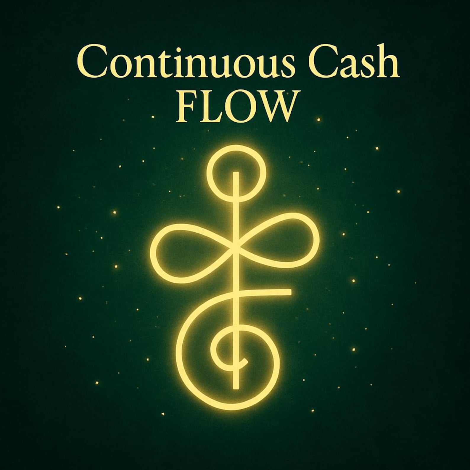Custom Continuous Cash Flow Sigil – Personalized Money Energy Symbol ...