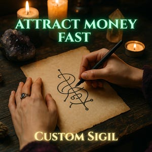 Custom Attract Money FAST Sigil – Personalized Wealth Spell Created ...