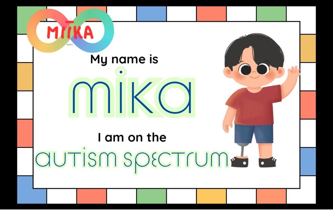 Miika Card - ASD Awareness & Support Cards - Etsy