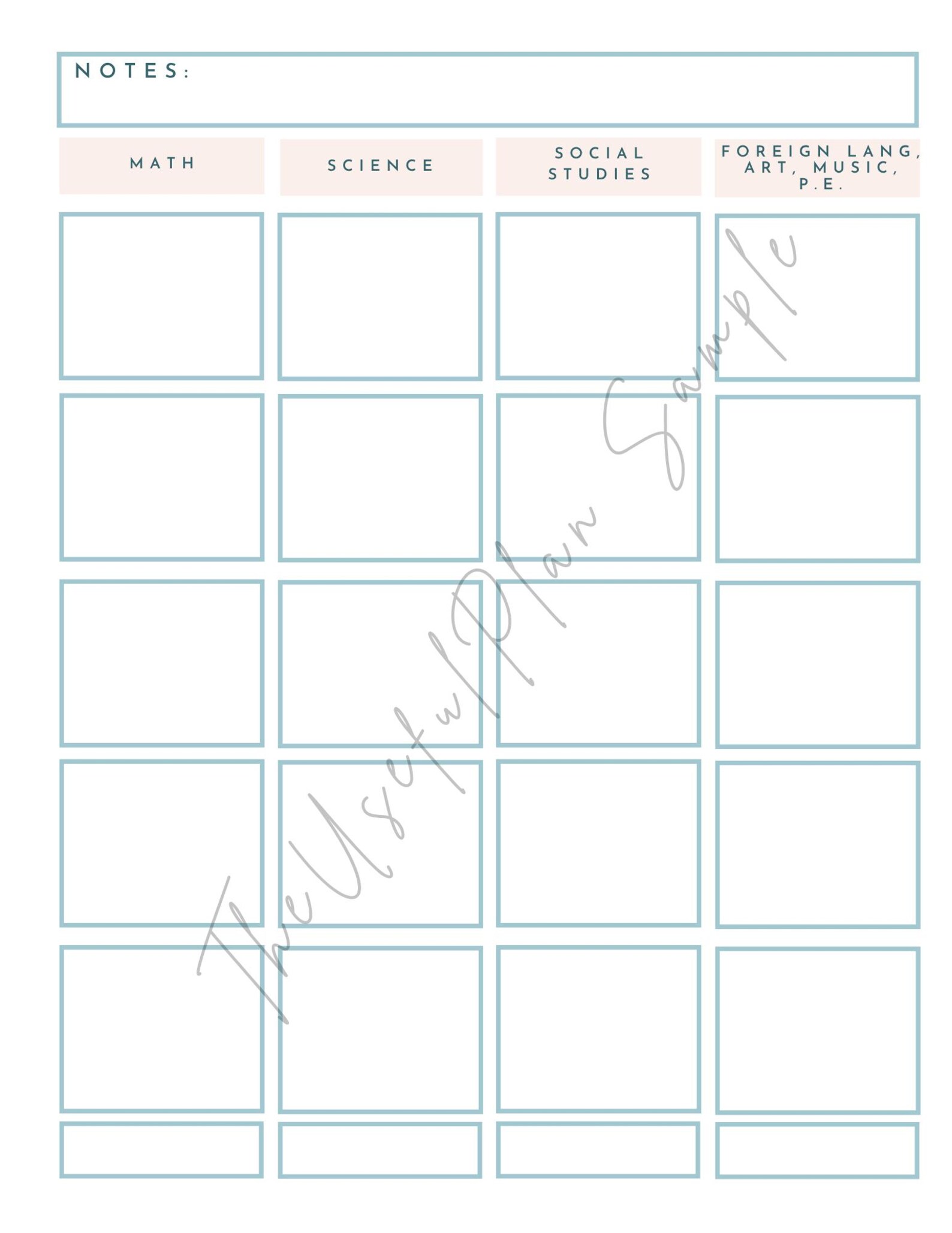 Printable Homeschool Planner: Attendance & Hours Log (PDF Download ...