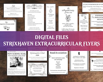 Strixhaven University Player Handouts Printable - Etsy