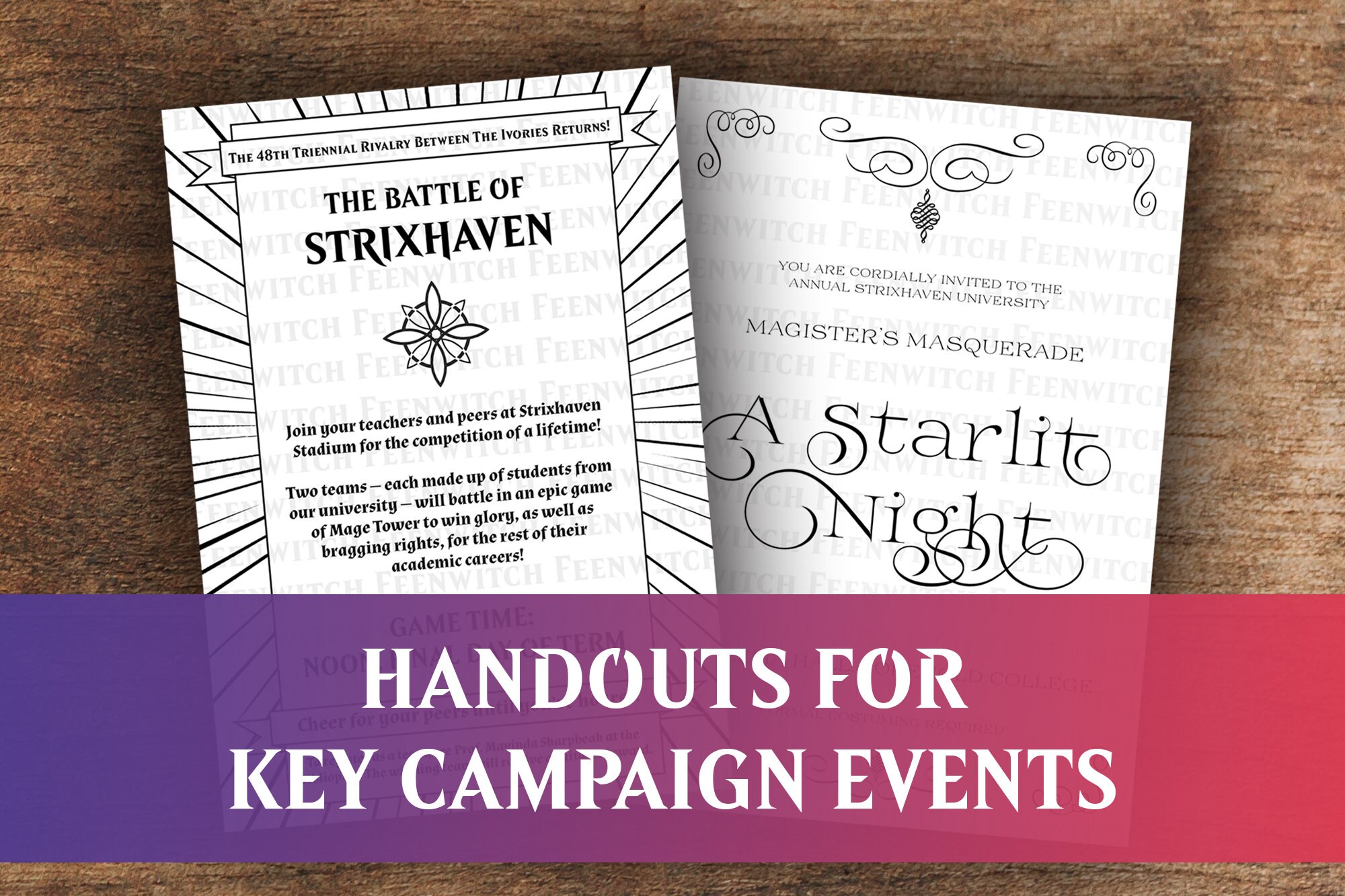 Strixhaven University Player Handouts - Printable - Etsy