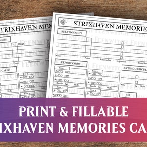 Strixhaven University Player Handouts - Printable - Etsy