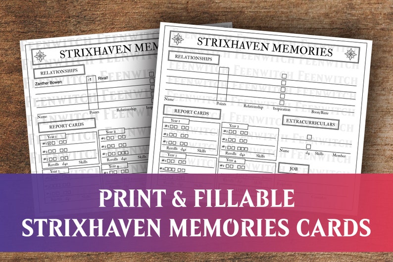 Strixhaven University Player Handouts - Printable - Etsy