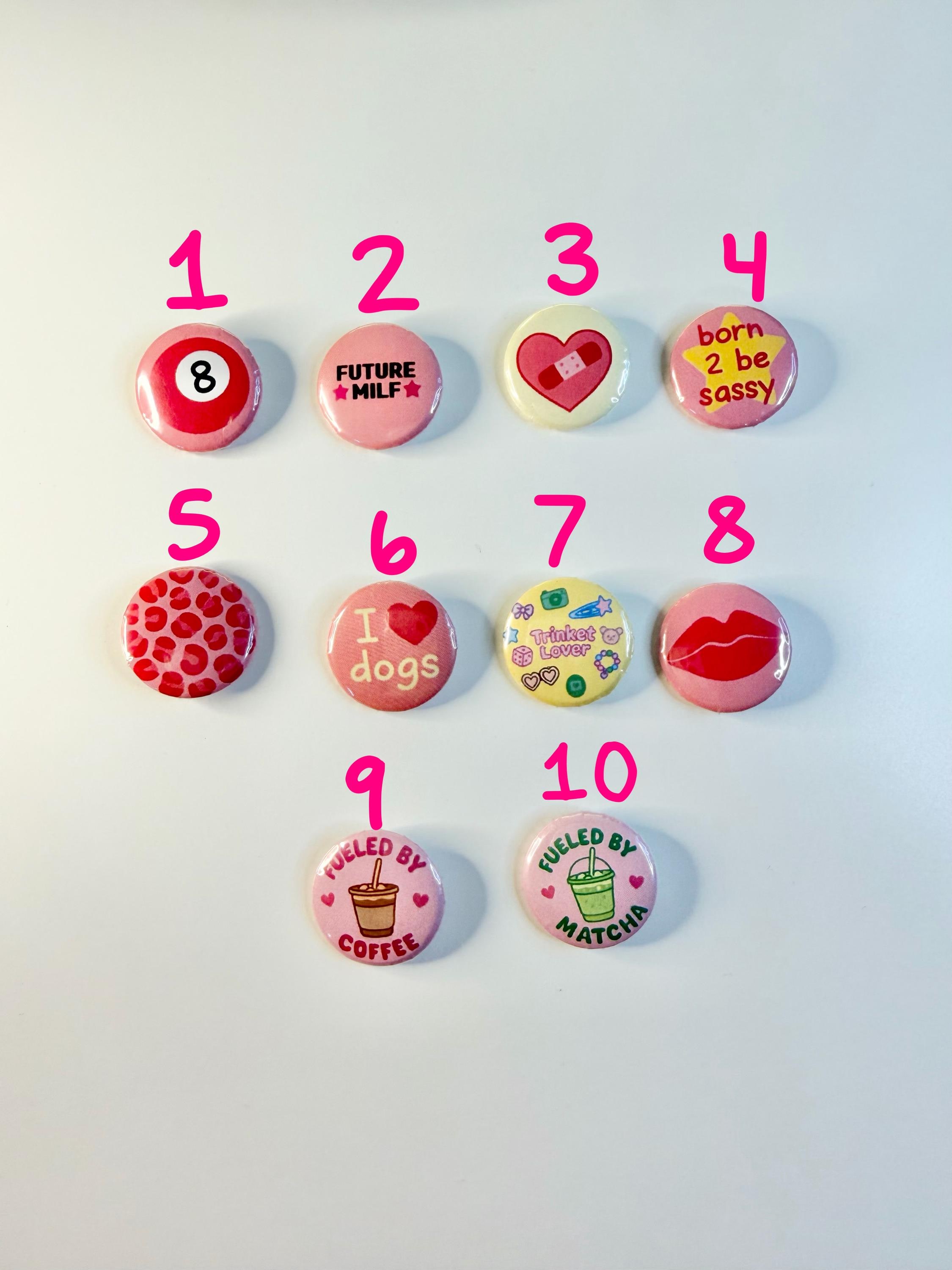 Button Pins Y2K - Etsy
