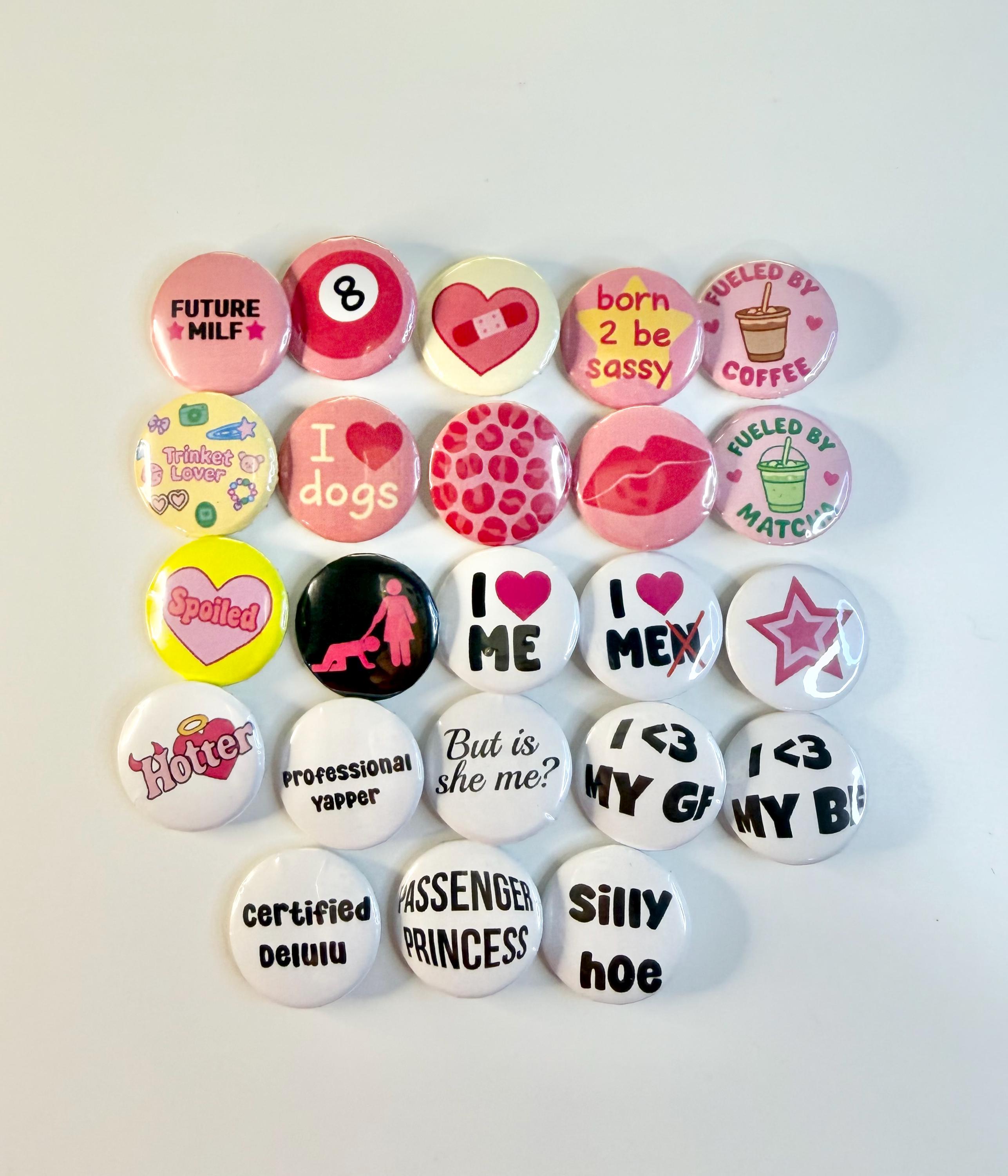Button Pins Y2K - Etsy