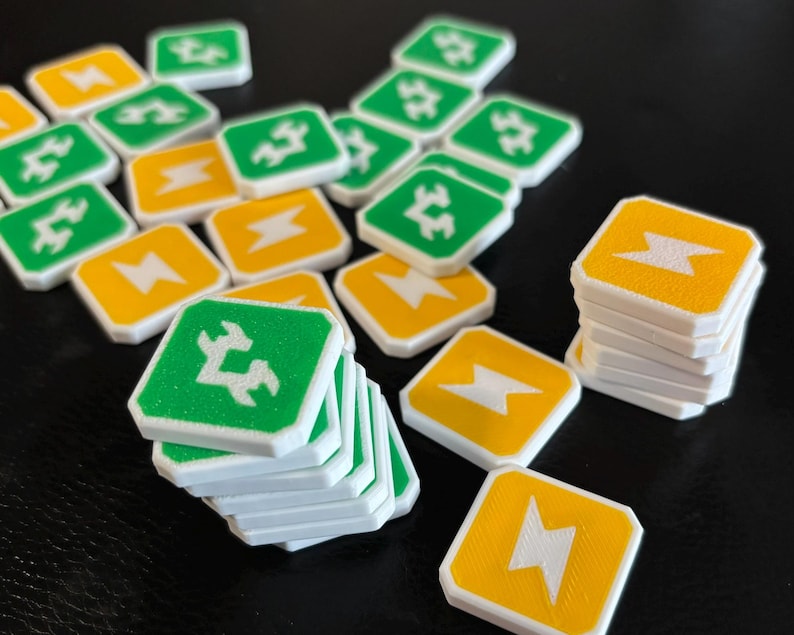 SETI Token Set Credits and Energy Tokens 60 Pieces - Etsy