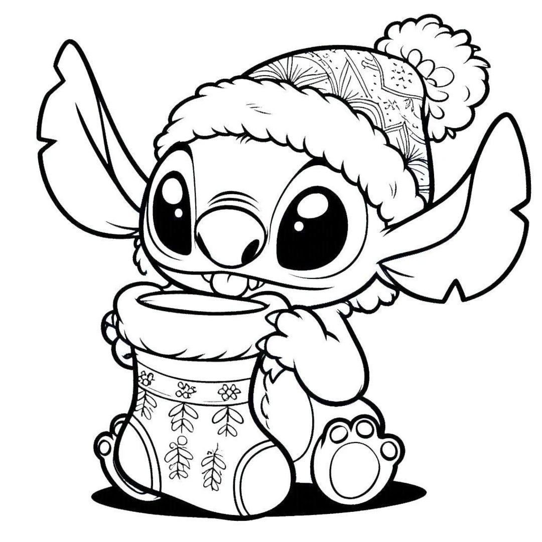Christmas Alien Coloring Pages - Holiday Kids Activity (PDF) - Etsy