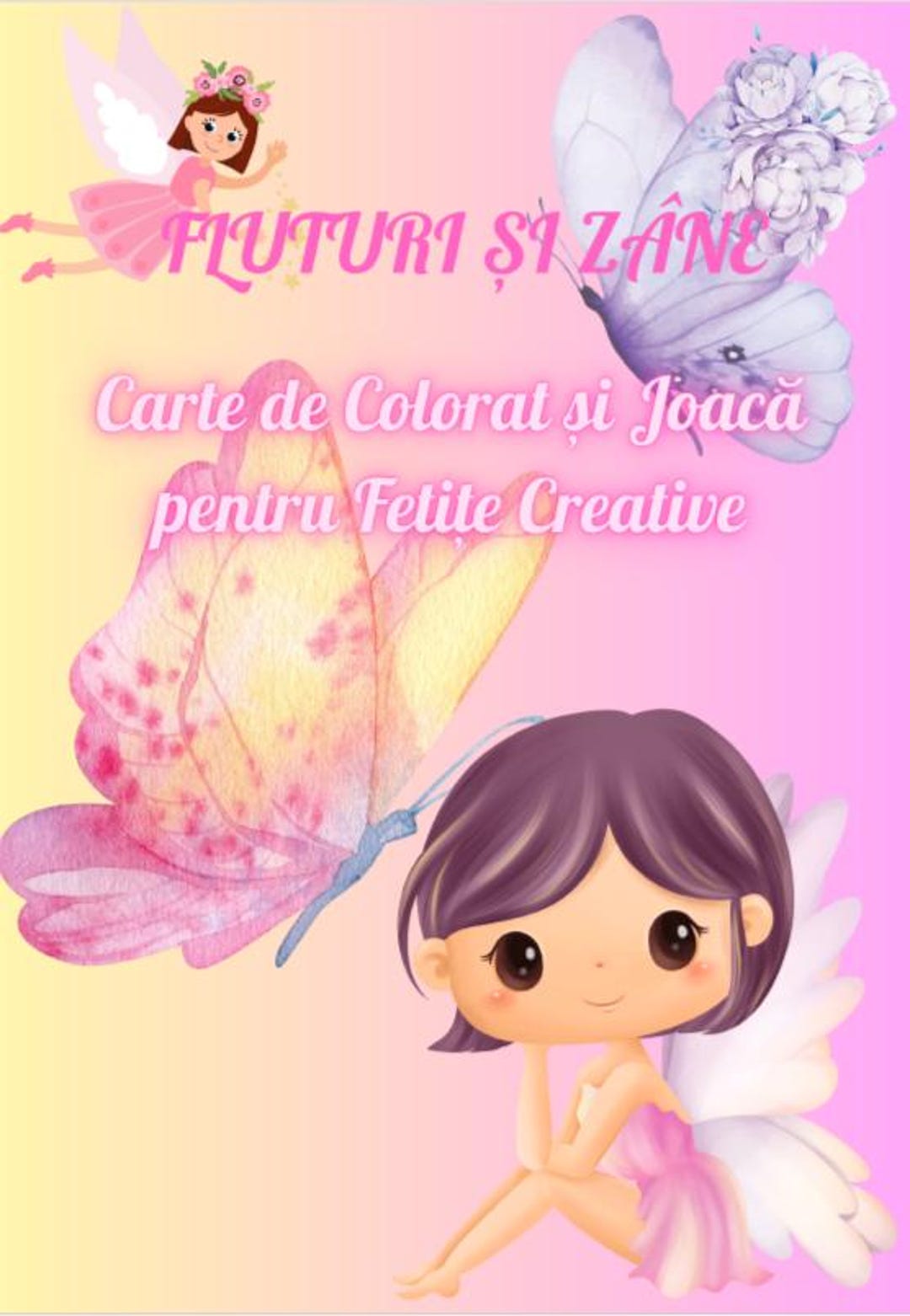 Carte PDF De Colorat Pentru Copii | Activități Creative Pentru Fetițe ...