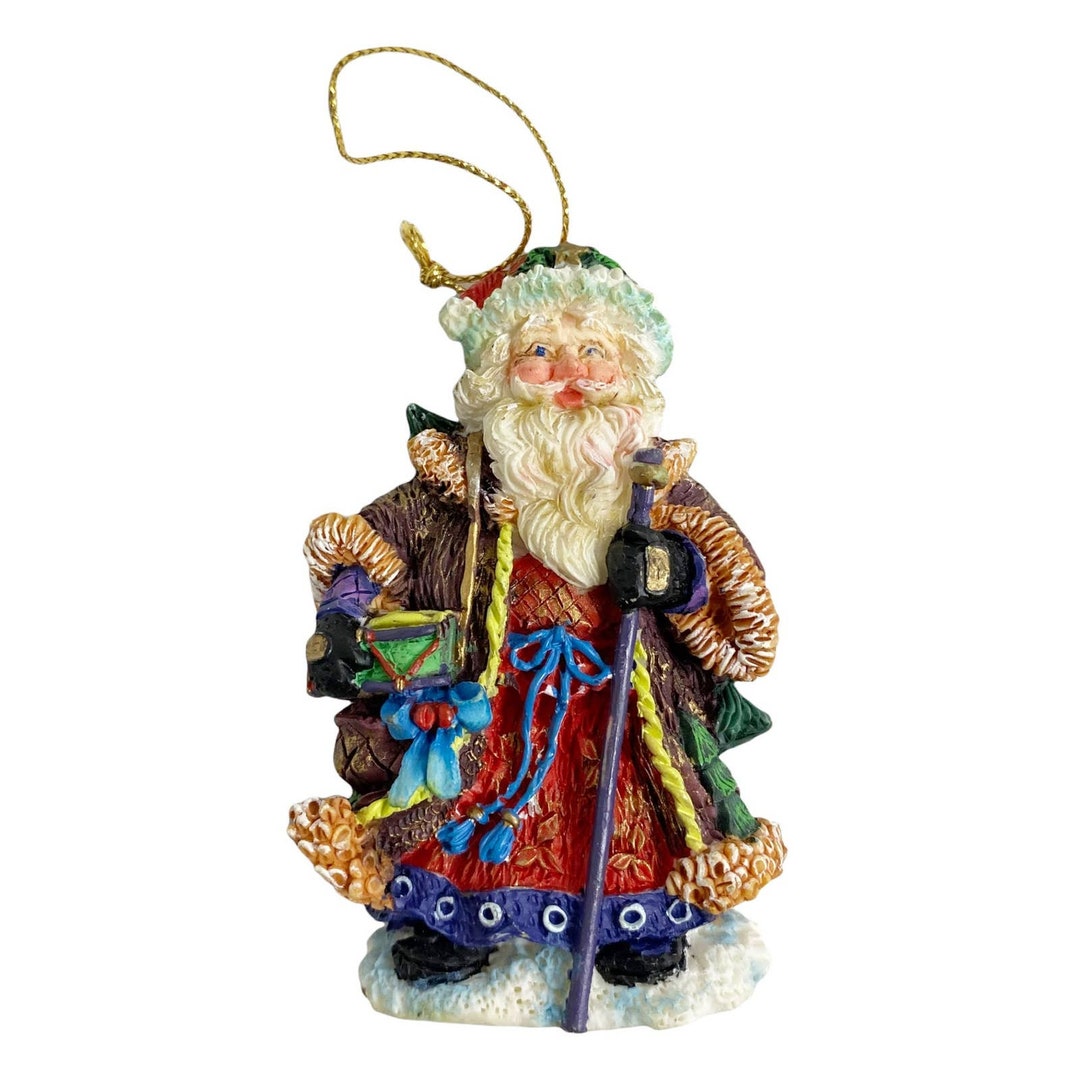 Crinkle Claus Pere Noel Santa 659705 Christmas Holiday Ornament Gift ...