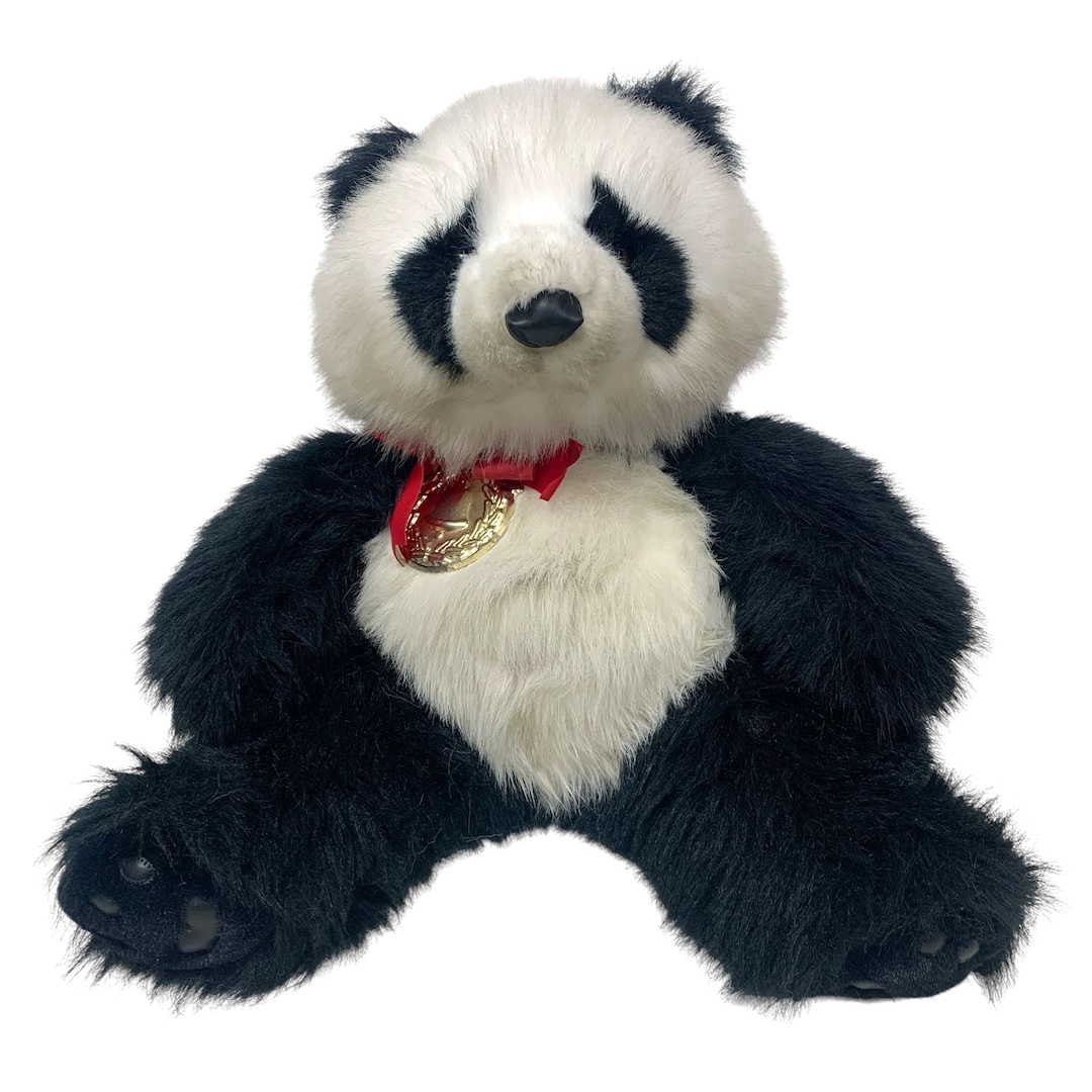 Vintage Floppy Friends Panda Bear Plush Stuffed Animal Mervyns Rare - Etsy
