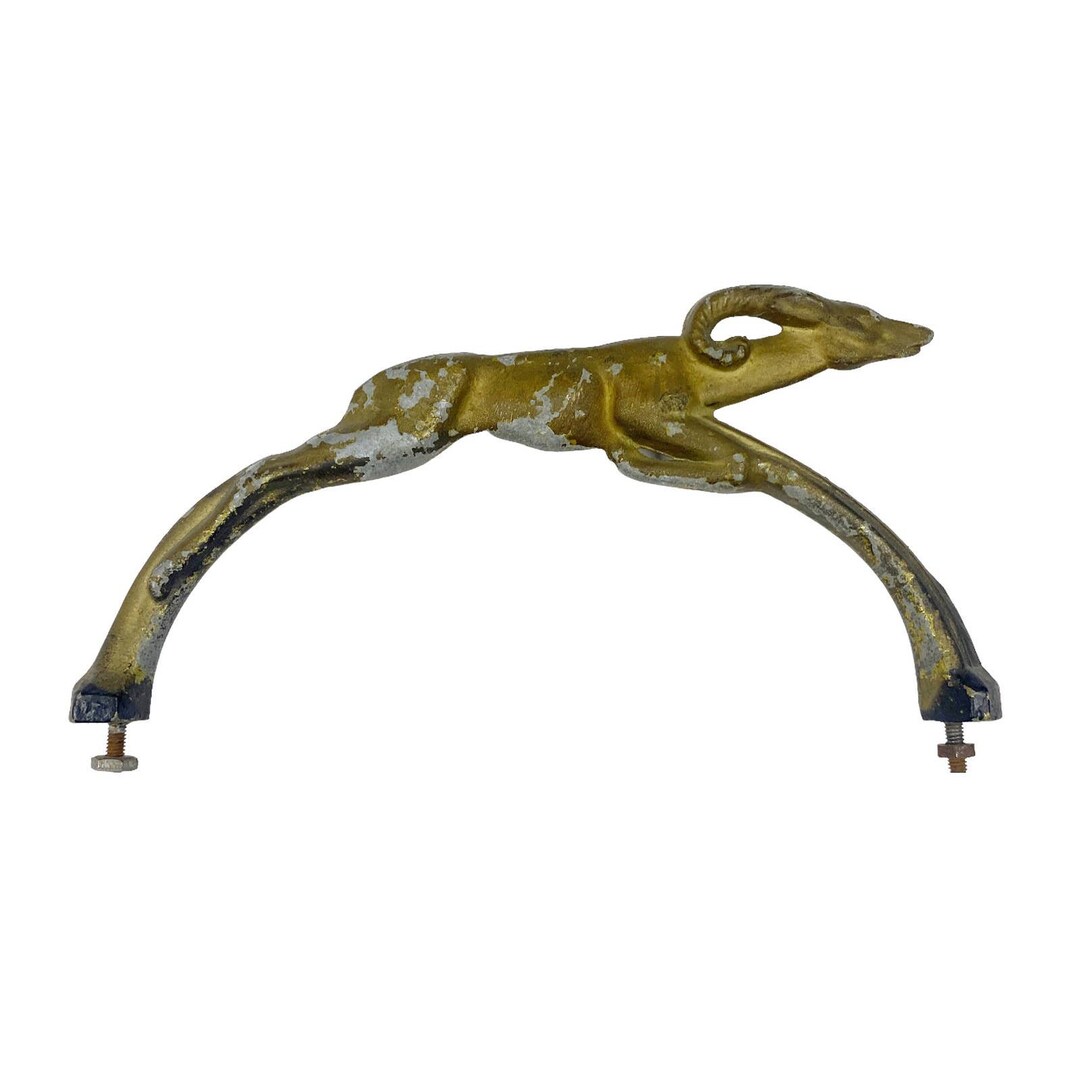 Vintage MCM Guilded Cast Iron Ram Floor Ash Tray Replacement Part - Etsy