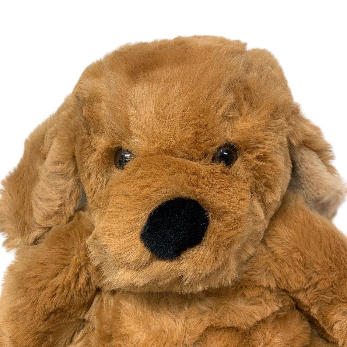 Vintage Floppy Friends Brown Furry Dog Large Plush Stuffed Animal - Etsy