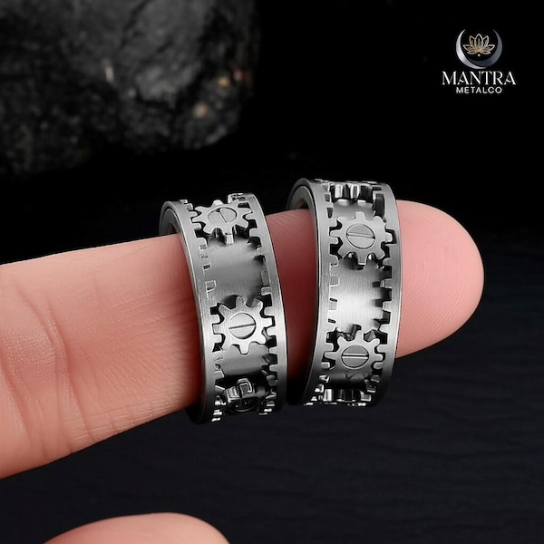 Mechanical Ring - Etsy
