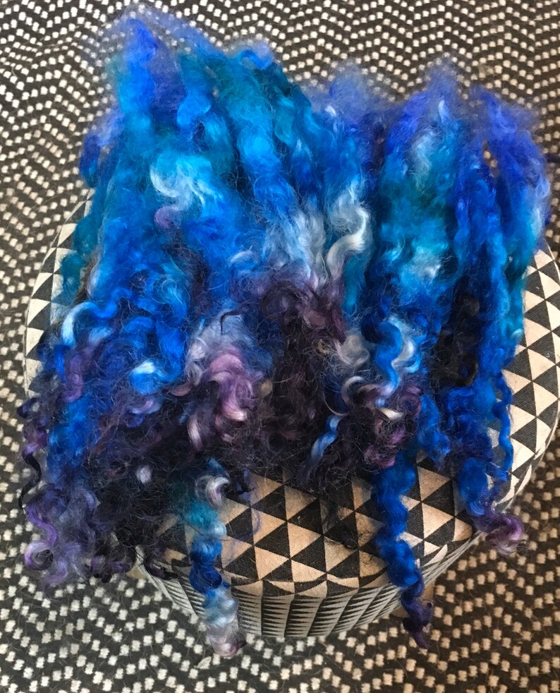 15g of Mermaid Curly Longwool Lockssheep Locks | Etsy