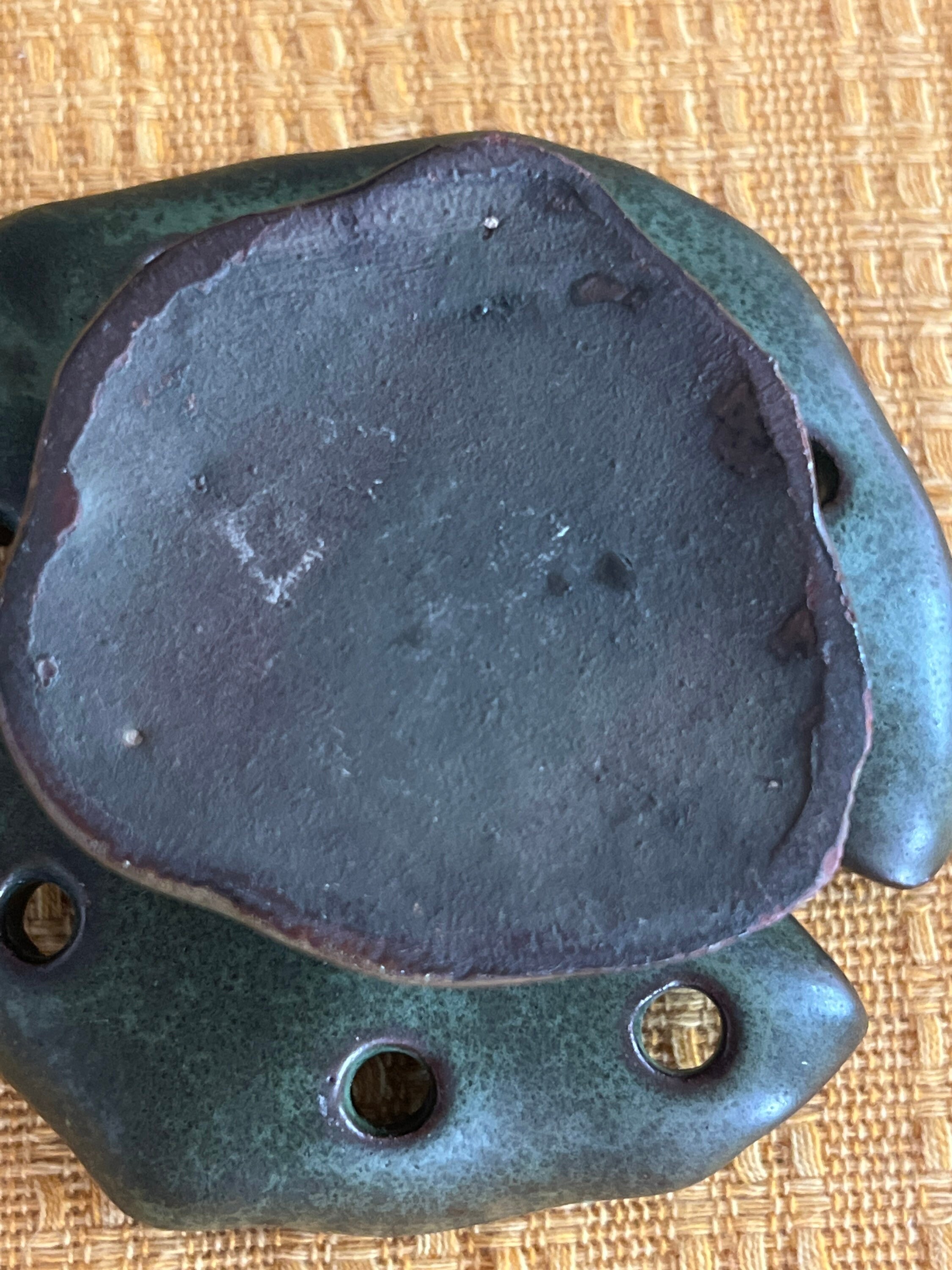 Rare Fulper Pottery Antique Floral Frog Early 1900s - Etsy