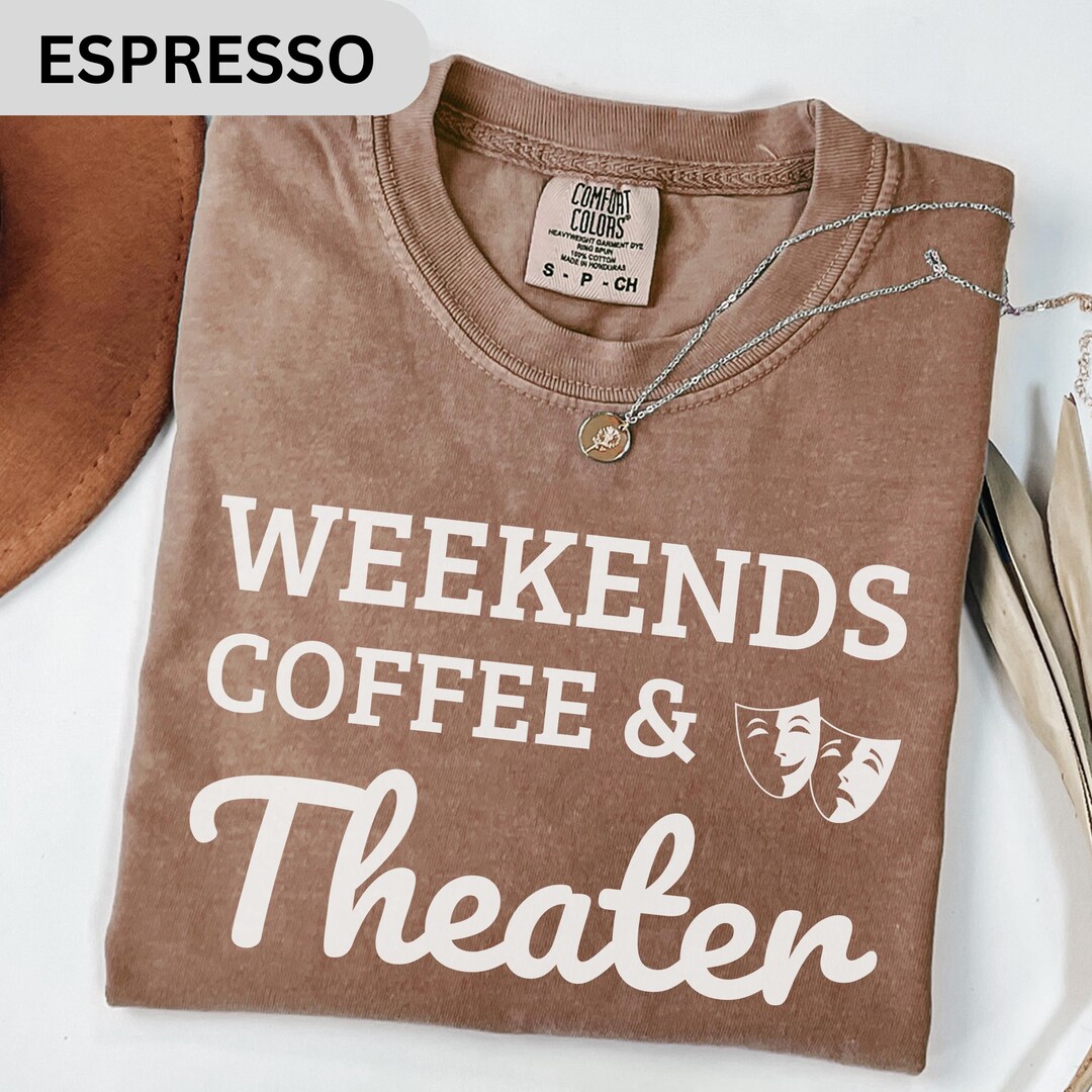 Theater Shirt, Musical Theater Gifts, Theatre Lover Actor Tee, Broadway ...