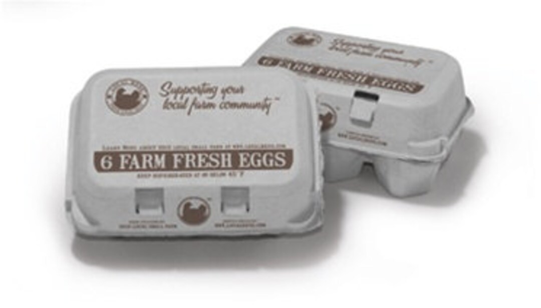 Farm Fresh Egg Carton- Set of 6 - Etsy