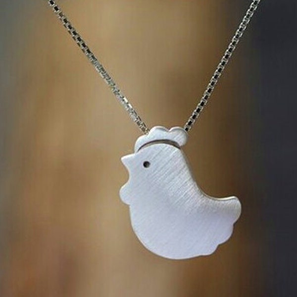 Chicken Necklace - Etsy