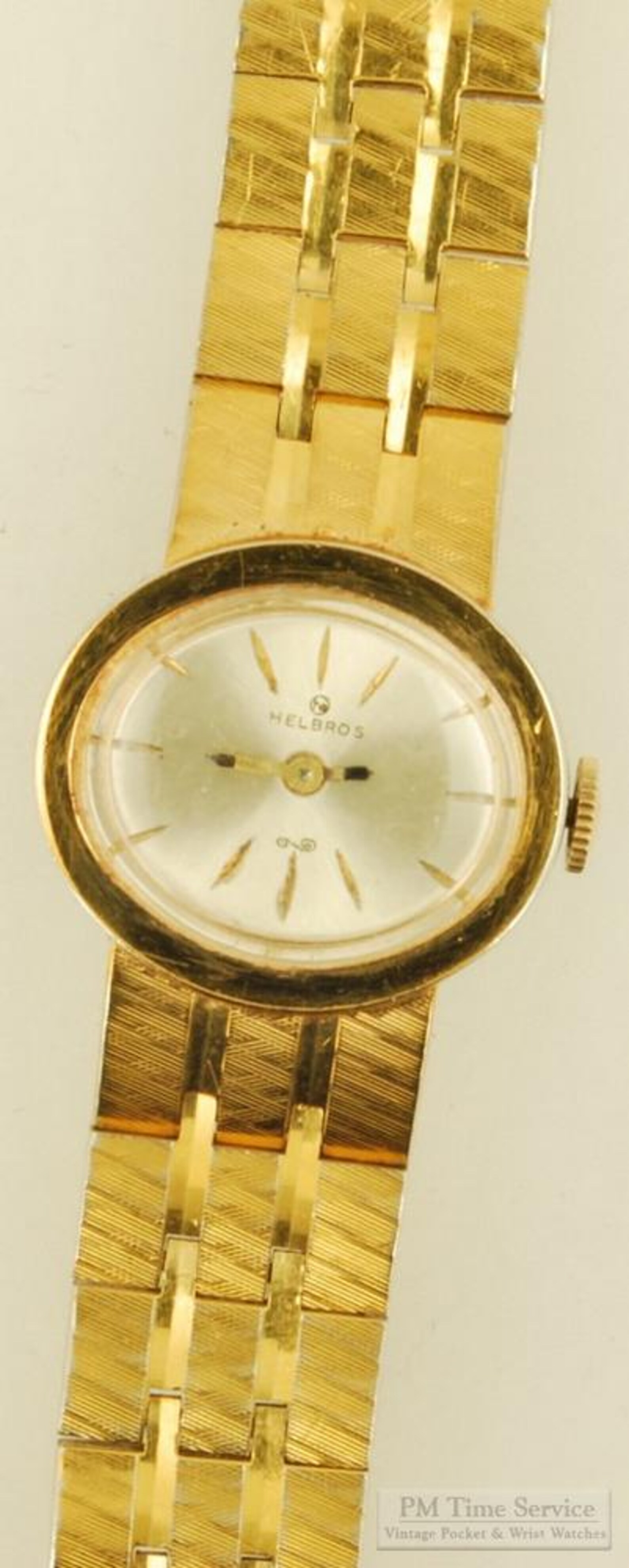 Helbros Vintage Ladies' Wrist Watch, 15 Jewels, Heavy Gold-toned ...