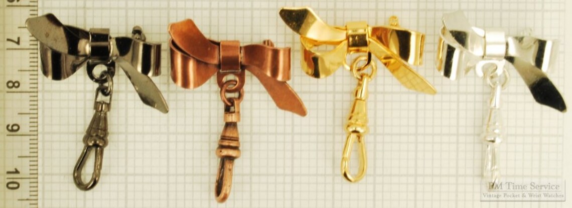 Large Bow-style Pins With Swivel Clasps in a Variety of Color - Etsy