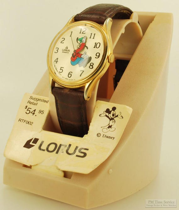 Lorus for Walt Disney Company quartz "Goofy" wrist wa… - Gem