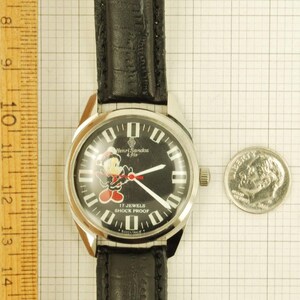 Henry Sandoz & Fils "mickey Mouse Santa" Vintage Wrist Watch, 17 Jewels ...