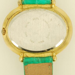 Collezio Quartz Ladies' Wrist Watch, Distinctive Wide-oval Gold-toned ...