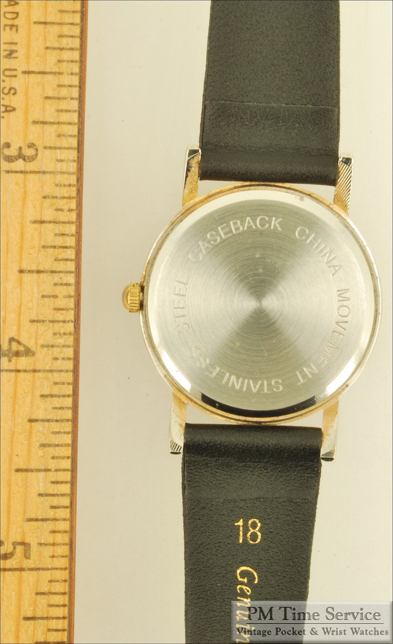 Chinese-made Vintage Quartz Wrist Watch Gold-toned & - Etsy