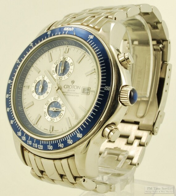 croton chronomaster quartz wrist - Gem