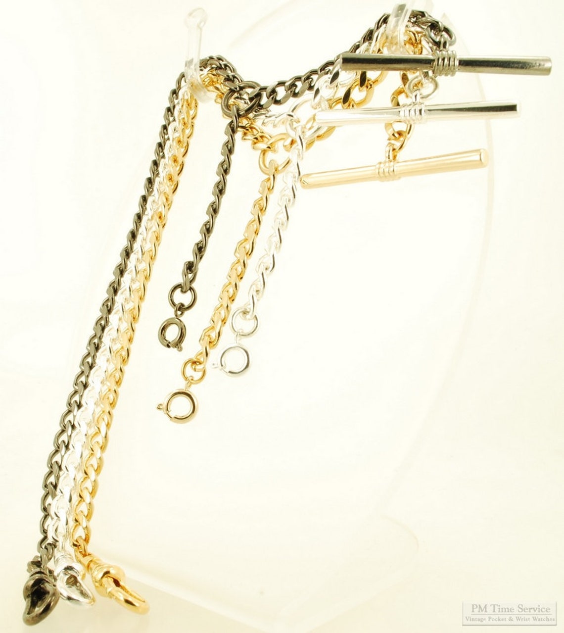 Albert Style Pocket Watch Chain Customizable With a Variety - Etsy