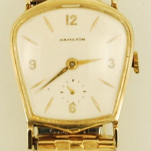 Hamilton Grade 770 Vintage Wrist Watch, 22 Jewels, Impressive Yellow ...