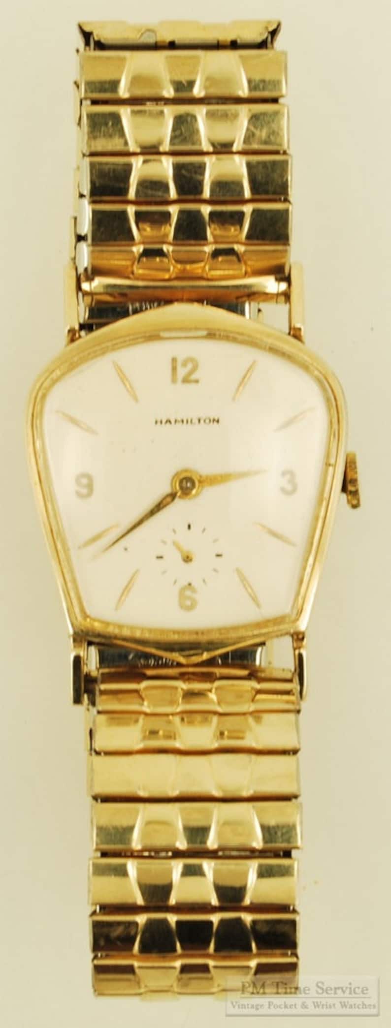 Hamilton Grade 770 Vintage Wrist Watch, 22 Jewels, Impressive Yellow ...