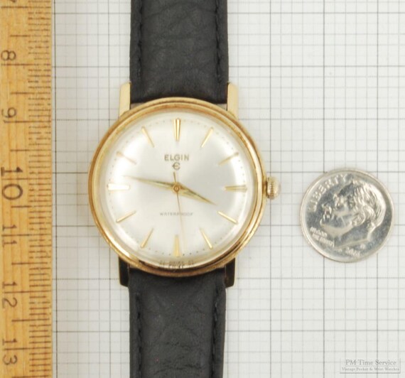 Elgin (Swiss) vintage wrist watch, 17 jewels, elegant… - Gem
