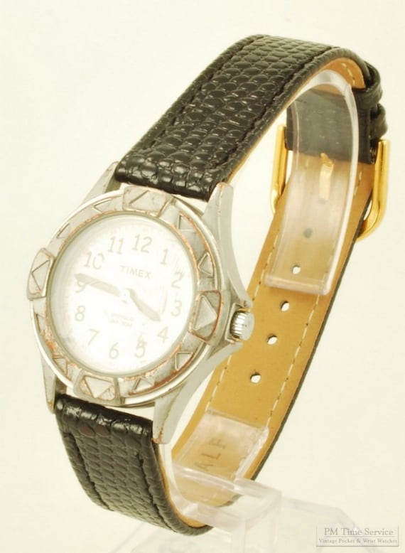 Timex Quartz Wrist Watch Heavy Silver-toned & Stainless Steel - Etsy