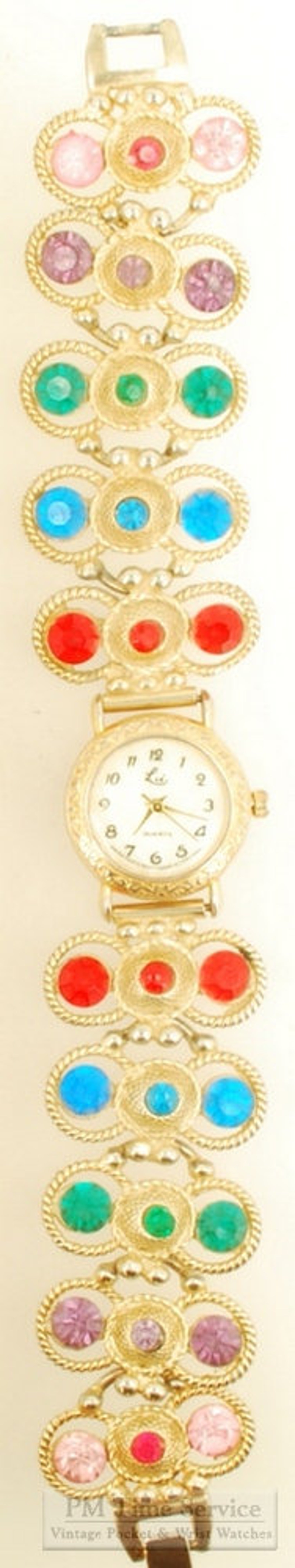 Lize Quartz Ladies' Wrist Watch Gold-toned & Stainless - Etsy