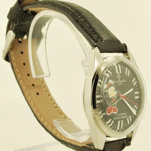 Henry Sandoz & Fils "mickey Mouse Santa" Vintage Wrist Watch, 17 Jewels ...