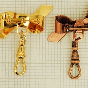 Large Bow-style Pins With Swivel Clasps, in a Variety of Color and ...