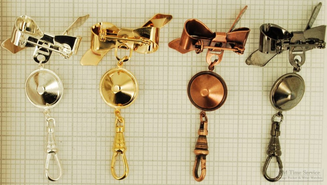 Large Bow-style Pins With Swivel Clasps in a Variety of Color - Etsy
