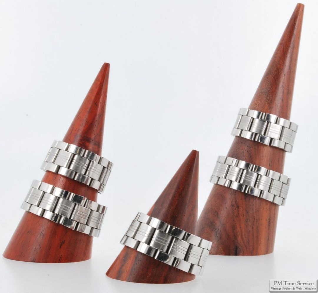 Repurposed Stainless Steel Watch Band Rings, in a Variety of Styles and ...